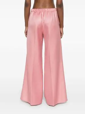 FORTE_FORTE Twill Wide-leg Trousers