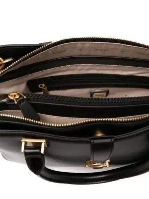 Guess Kuba Tote Bag With Gold-tone Logo Detail