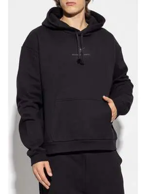 GIUSEPPE ZANOTTI Cotton Hoodie - Black