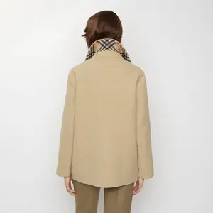 Burberry Wool Overshirt - Sand Beige