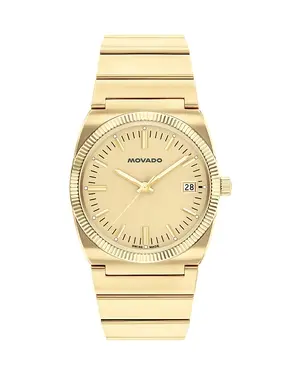 Movado Heritage Series Ondoplan Watch - Gold