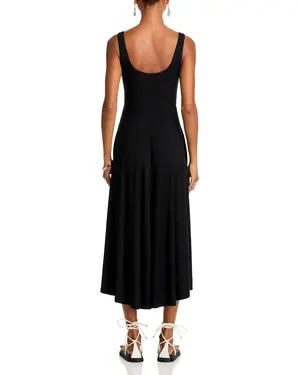 Aqua Knit Sleeveless Midi Dress