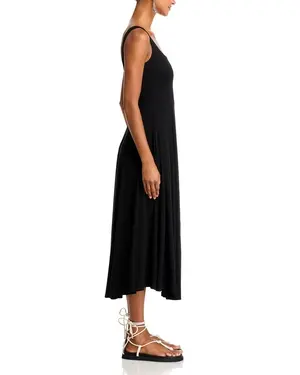 Aqua Knit Sleeveless Midi Dress