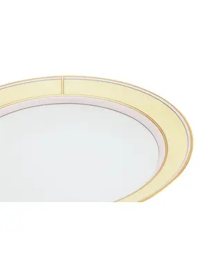 GINORI 1735 Colonna Diva Soup Plate - Giallo