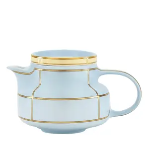 GINORI 1735 Colonna Diva Teapot With Cover - Celeste