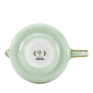 GINORI 1735 Colonna Diva Teapot With Cover - Verde