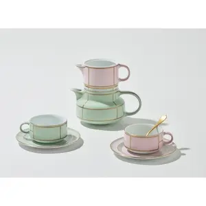 GINORI 1735 Colonna Diva Teapot With Cover - Verde