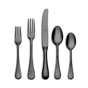 MEPRA 5 Piece Place Setting - Black