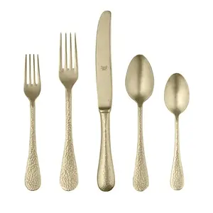 MEPRA 5 Piece Place Setting - Gold
