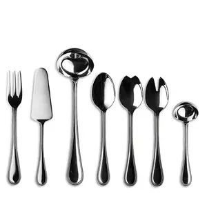 MEPRA Perla Shiny Stainless Steel 7 Piece Serving Set - Silver
