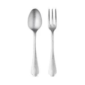 MEPRA Dolce Vita 2 Piece Serving Set - Silver