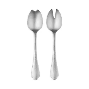MEPRA Dolce Vita 2 Piece Salad Server Set - Silver