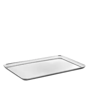 MEPRA Stile Rectangular Tray, Medium - Silver
