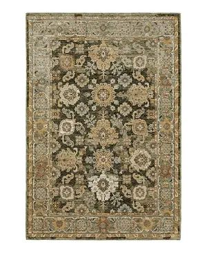 ORIENTAL WEAVERS Andorra 2417b Area Rug, 5'3 X 7'3 - Green