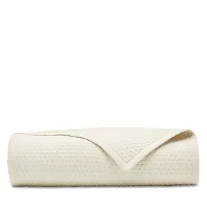 BOLL & BRANCH Signature Textured Stitch Quilt, Twin - Cream