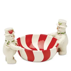 LENOX Happy Holly Days Treat Bowl - Ivory