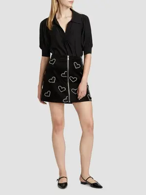 Cinq À Sept Weldon Gathered Top - Black