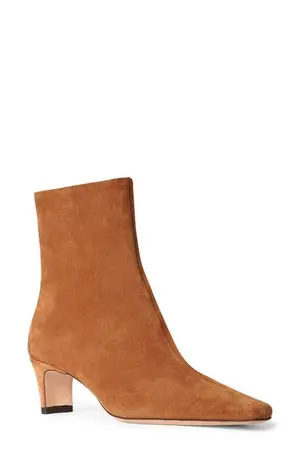 Staud Wally Ankle Boots - Cacao