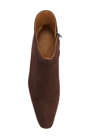 Staud Wally Ankle Boots - Espresso Distressed