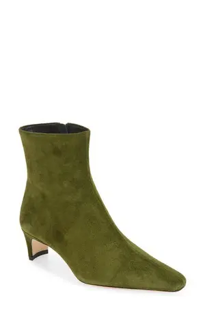 Staud Wally Ankle Boots Olive