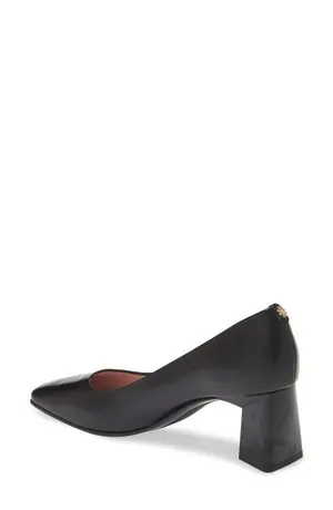 Naot Cass Patent Pump - Black Sheen Leather