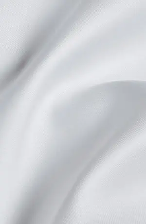 David Donahue Regular Fit Cotton Dress Shirt - White