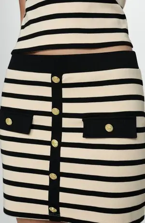 Mango Knit Miniskirt