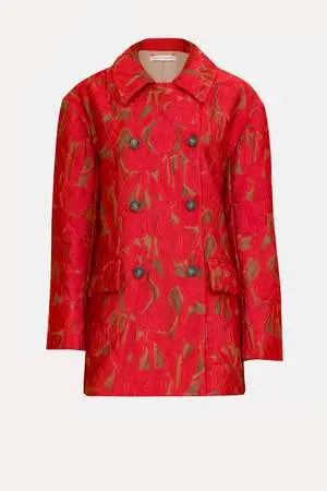 EMILIA WICKSTEAD Sophica Embellished Wool Jacket