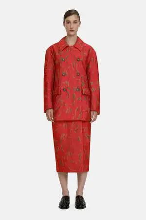 EMILIA WICKSTEAD Sophica Embellished Wool Jacket