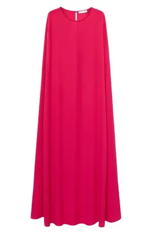 mango cape maxi dress Mango Cape Maxi Dress in Pink
