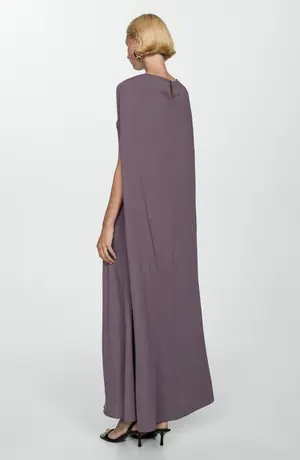 Mango Cape Maxi Dress
