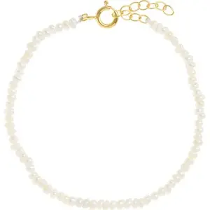 FREYA ROSE Seed Pearl Bracelet - Gold
