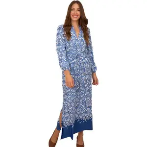 CABANA LIFE Button Down Maxi Dress - Tahoe