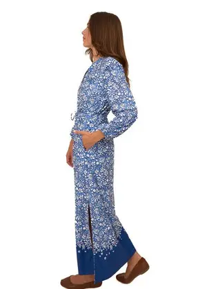 CABANA LIFE Button Down Maxi Dress - Tahoe