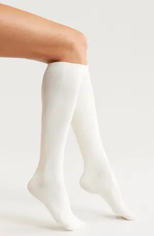 Nordstrom Knee High Socks Ivory
