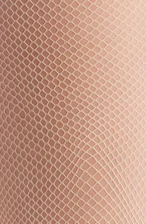 Nordstrom Control Top Fishnet Tights - Beige Sand