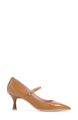 Naot Penny Pointed Toe Pump - Camel Classic Patent