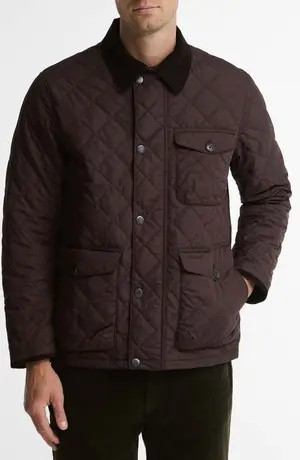 Barbour Hornby Quilted Jacket - Black Oak