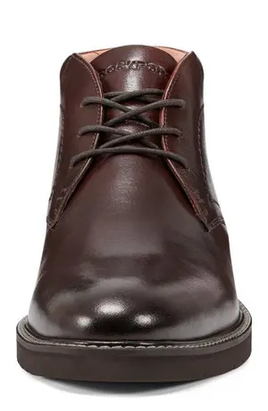 Rockport Flynn Plain Toe Derby Boots - Dark Brown