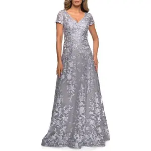 La Femme Cap Sleeves