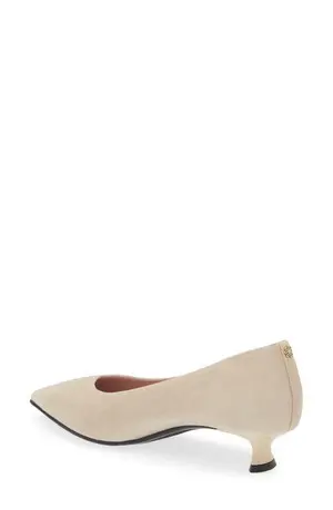 Naot Romy Pointed Toe Pumps - Taupe Suede
