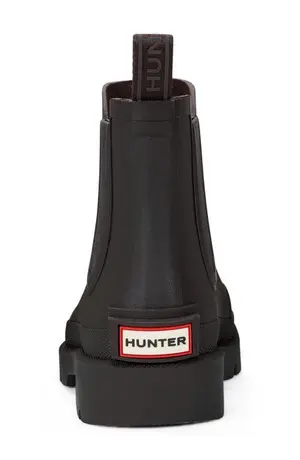 Hunter Orford Insulated Waterproof Chelsea Boot - Dark Brown