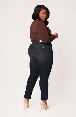 SLINK JEANS High Waist Ankle Skinny Jeans