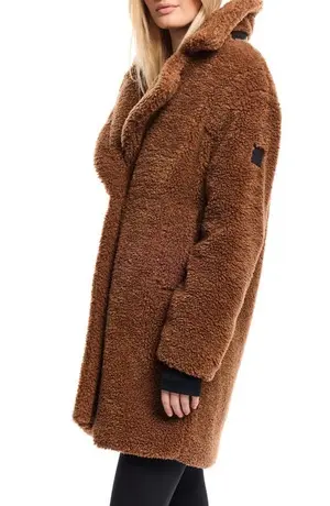 Sam. Faux Shearling Coat - Teddi