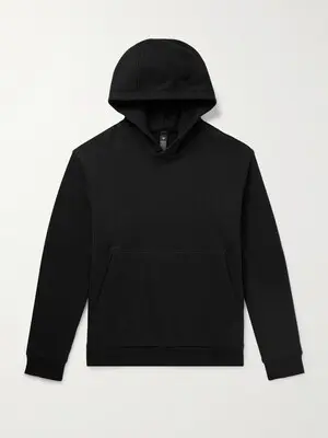 Lululemon Steady State Cotton-blend Jersey Hoodie - Black