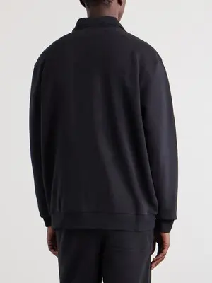 Lululemon Steady State Cotton-blend Jersey Half-zip Sweatshirt