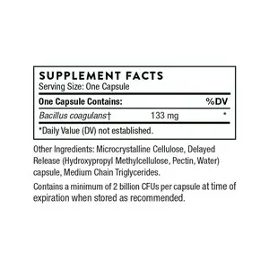 THORNE Bacillus Coagulans 60 Capsules