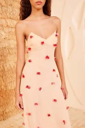 Ulla Johnson Eve Silk Georgette Midi Dress