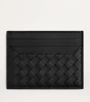 Bottega Veneta Leather Intrecciato Card Holder