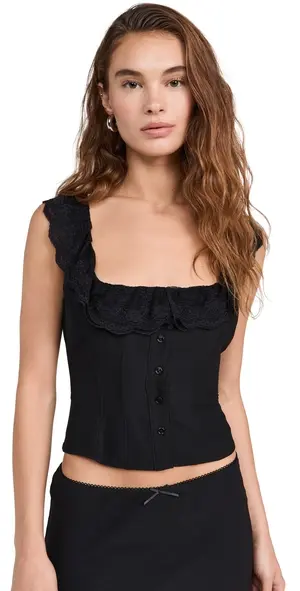GUIZIO Paloma Lace Top